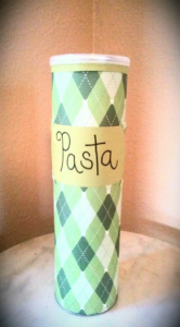 Frugal Craft: $.75 Pasta Jar - Budget Savvy Diva