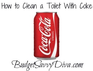 How to Clean a Toilet With Coke - Budget Savvy Diva