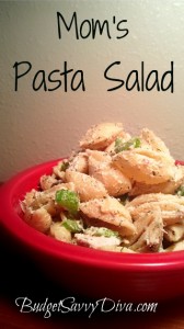 Mom's Pasta Salad Recipe - Budget Savvy Diva