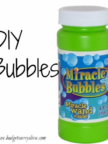 How to Make Your Own Super Bubble Mixture - Budget Savvy Diva