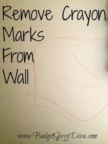 Remove Crayon Marks from Wall with Toothpaste - Budget Savvy Diva