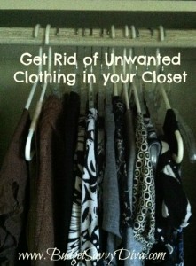 Get Rid of Unwanted Clothing from your Closet - Budget Savvy Diva