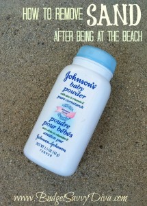 How to Remove Sand off After Being at the Beach - Budget Savvy Diva