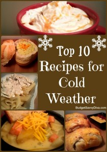 Top 10 Recipes for Cold Weather - Budget Savvy Diva