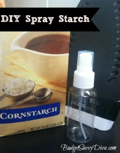 DIY Spray Starch - Budget Savvy Diva