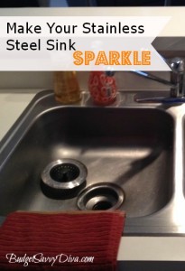 Make Your Stainless Steel Sink Sparkle - Budget Savvy Diva