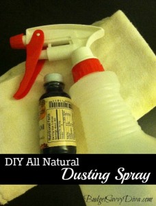 DIY All Natural Dusting Spray - Budget Savvy Diva