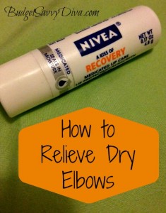 How to Relieve Dry Elbows - Budget Savvy Diva
