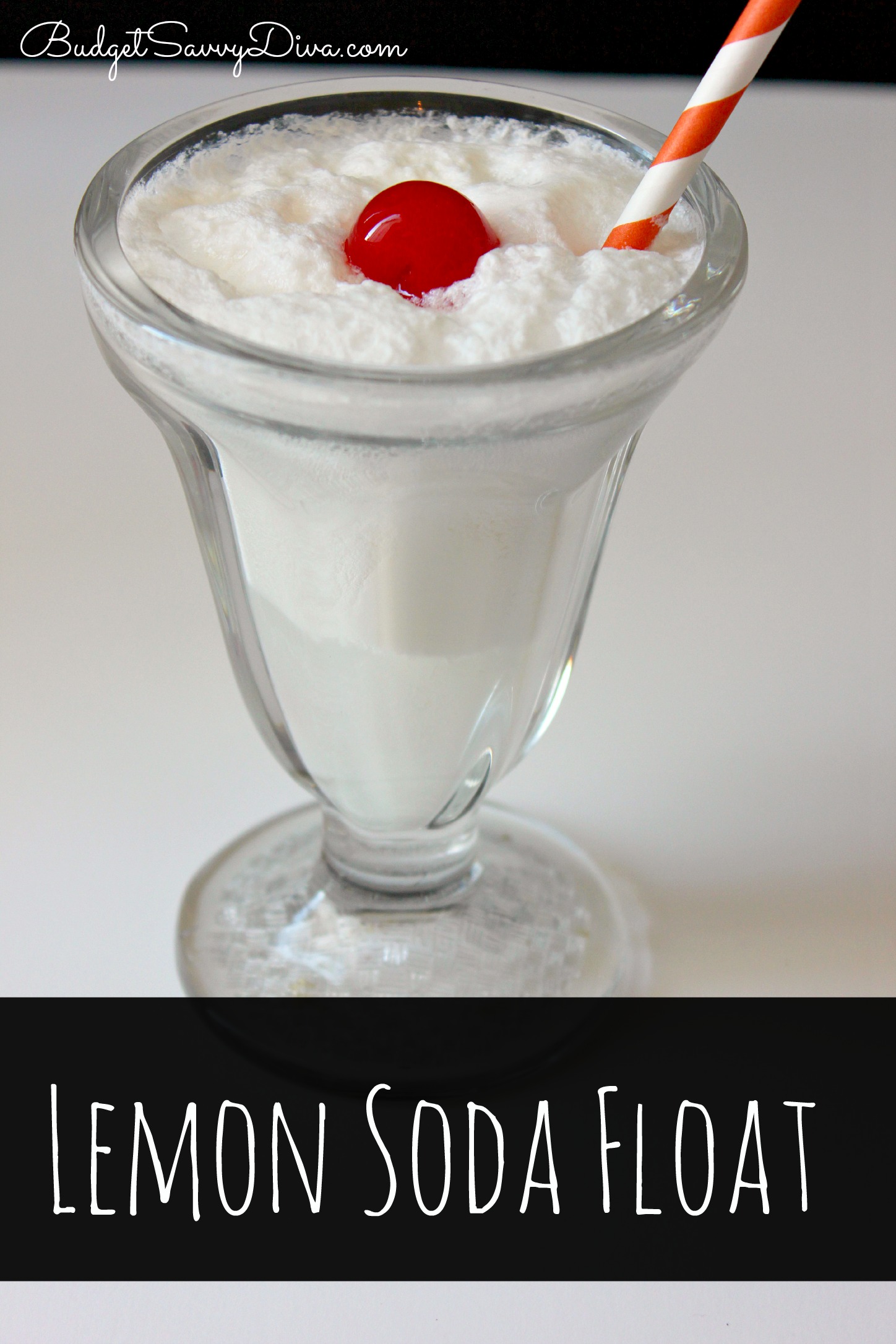 Lemon Soda Float Recipe - Budget Savvy Diva