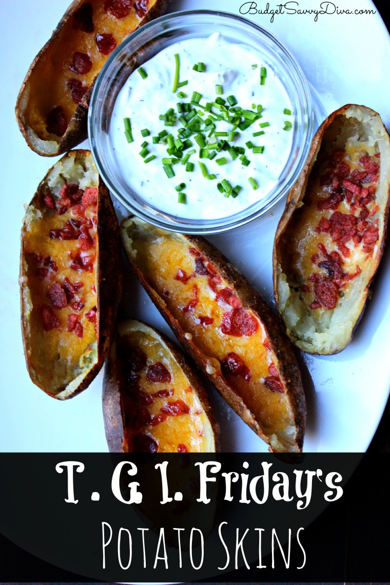 T.G.I. Friday's Potato Skins Recipe - Budget Savvy Diva