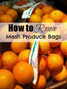 How to Reuse Produce Mesh Bags - Budget Savvy Diva