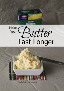 How to Make Your Butter Last Longer - Budget Savvy Diva