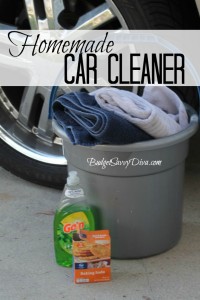 How to Make Homemade Car Cleaner - Budget Savvy Diva