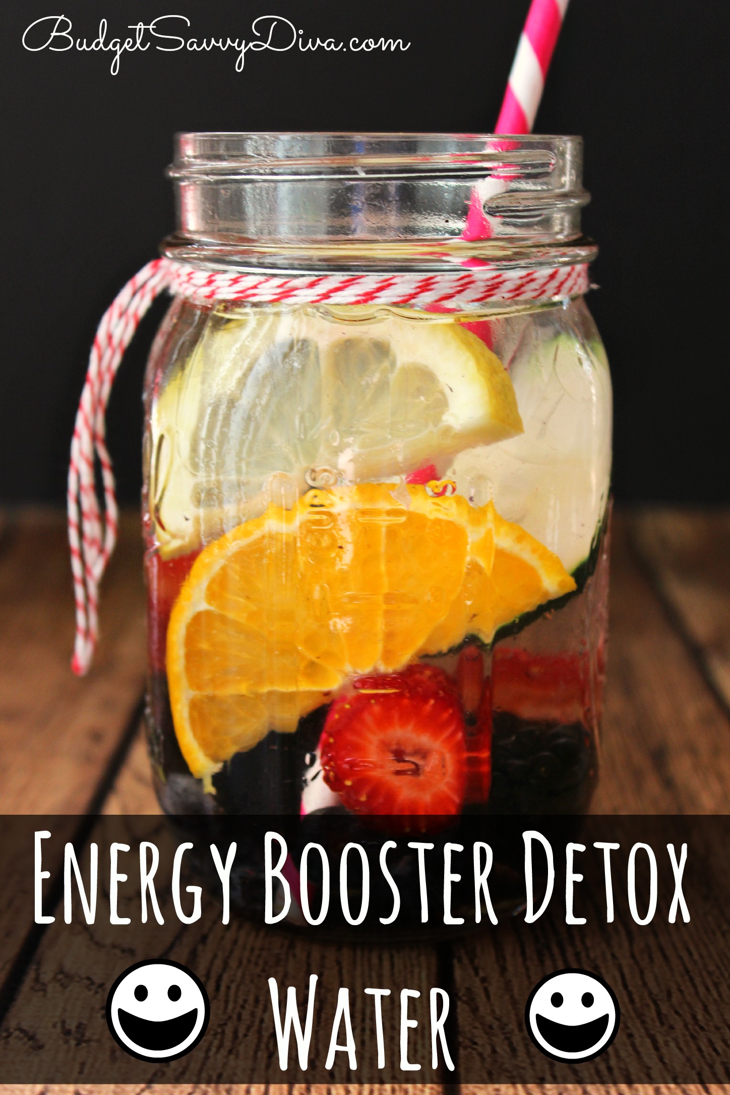 Energy Boost Detox Water Recipe - Budget Savvy Diva