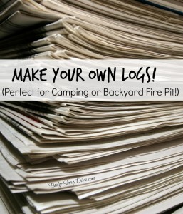 How to Make Your Own Logs - Budget Savvy Diva