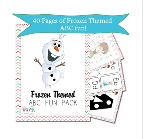 FREE Frozen-themed ABC + MATH Fun Pack
