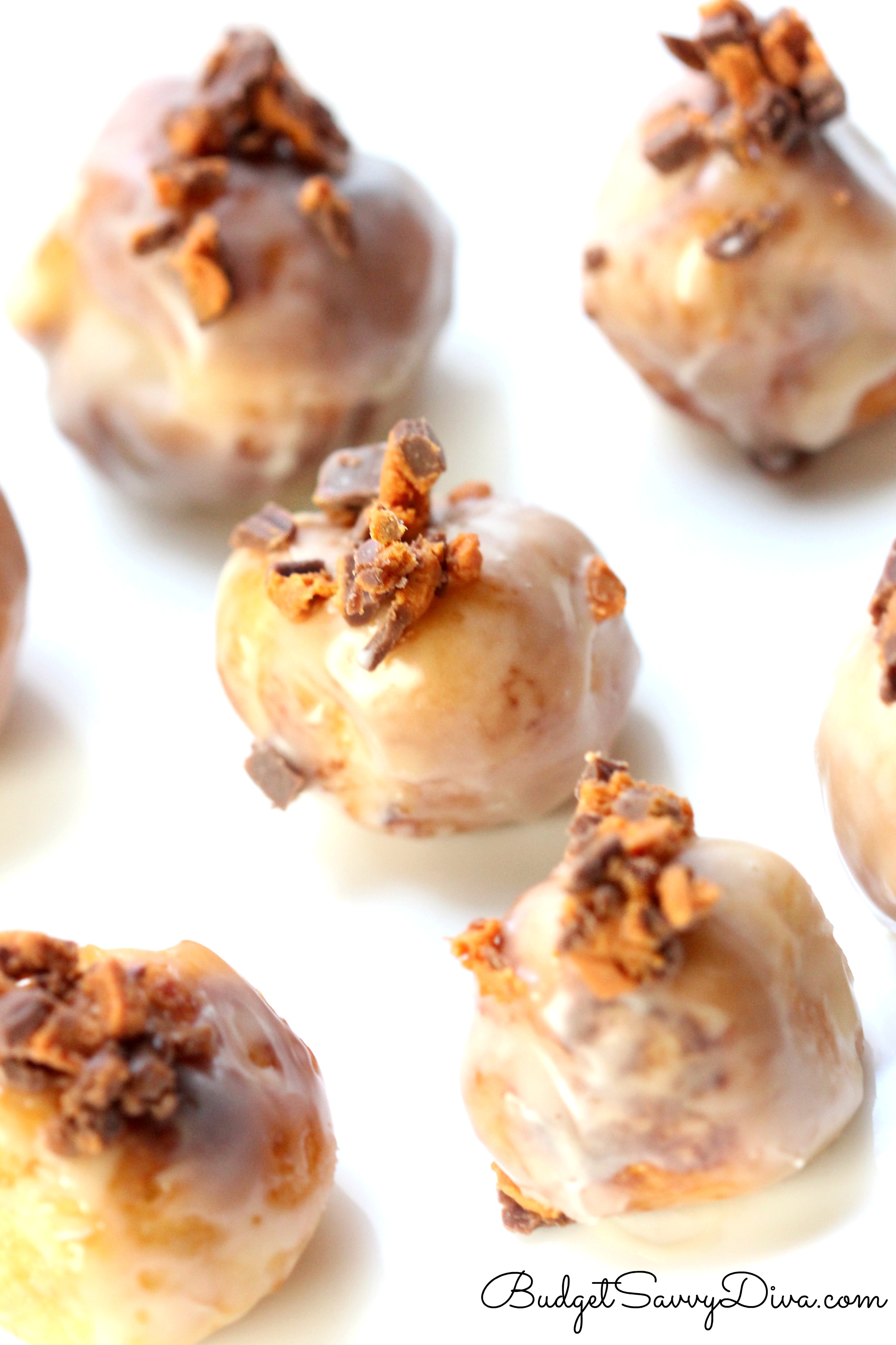 Butterfinger Doughnut Holes Recipe - Budget Savvy Diva