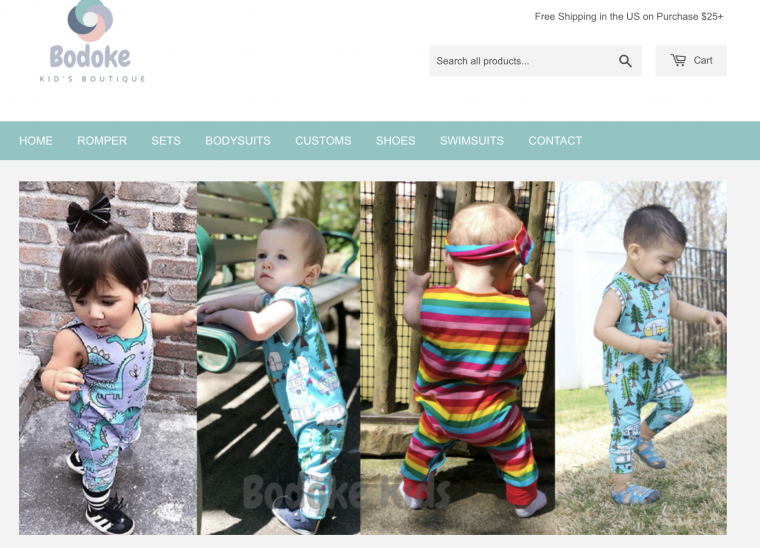 The Twins Modeled for Bodoke Kid's Boutique - Budget Savvy Diva