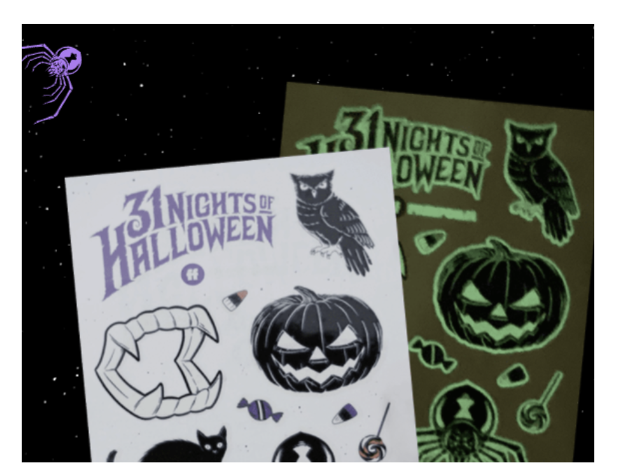 FREE Glow-in-the-Dark Halloween Tattoos from Freeform - Budget Savvy Diva