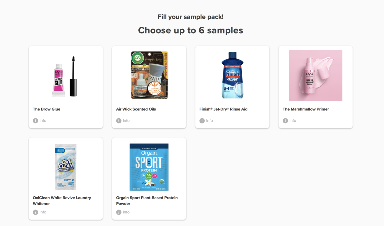 FREE Samples from Sampler (I Got 6 Samples) - Budget Savvy Diva