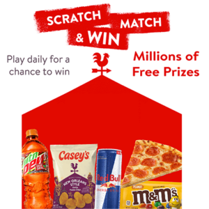 Casey’s Scratch, Match & Win Instant Win Game (6,000,000 Winners ...