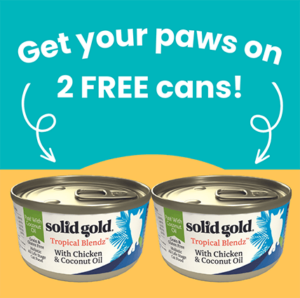 2 FREE Cans of Solid Gold Cat Food - Budget Savvy Diva
