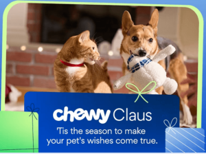 Chewy Claus Sweepstakes (20,000 Winners) - Budget Savvy Diva