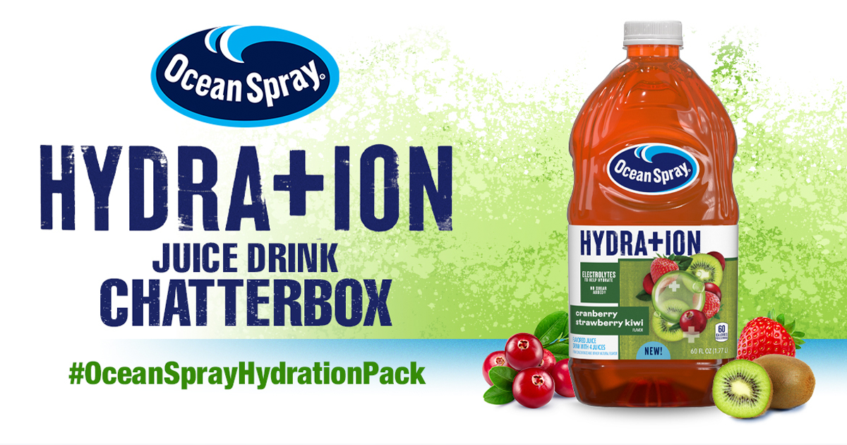 Apply to be an Ocean Spray Hydration Juice Drink Chatterbox with Ripple ...