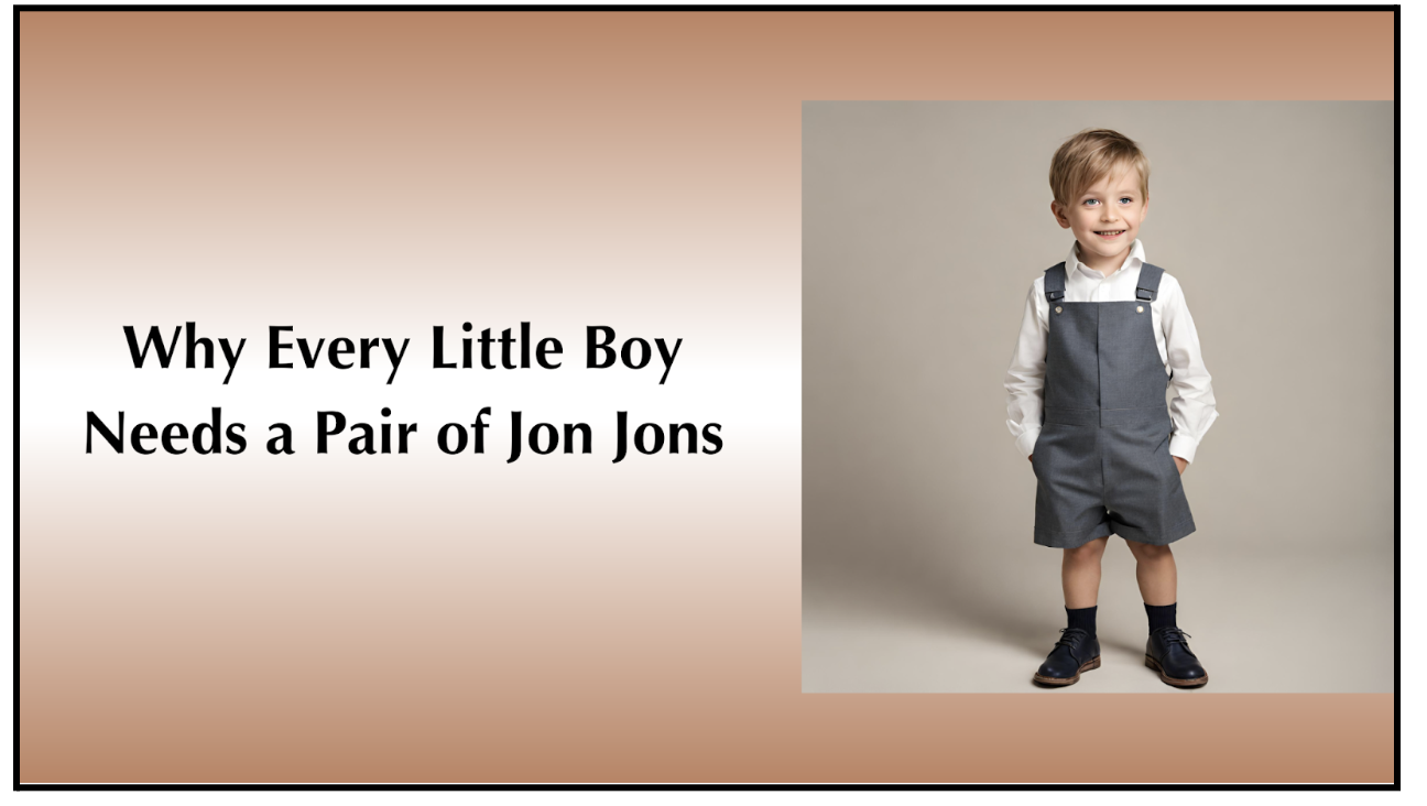Why Every Little Boy Needs a Pair of Jon Jons - Budget Savvy Diva