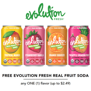 FREE Evolution Fresh Real Fruit Soda - Budget Savvy Diva