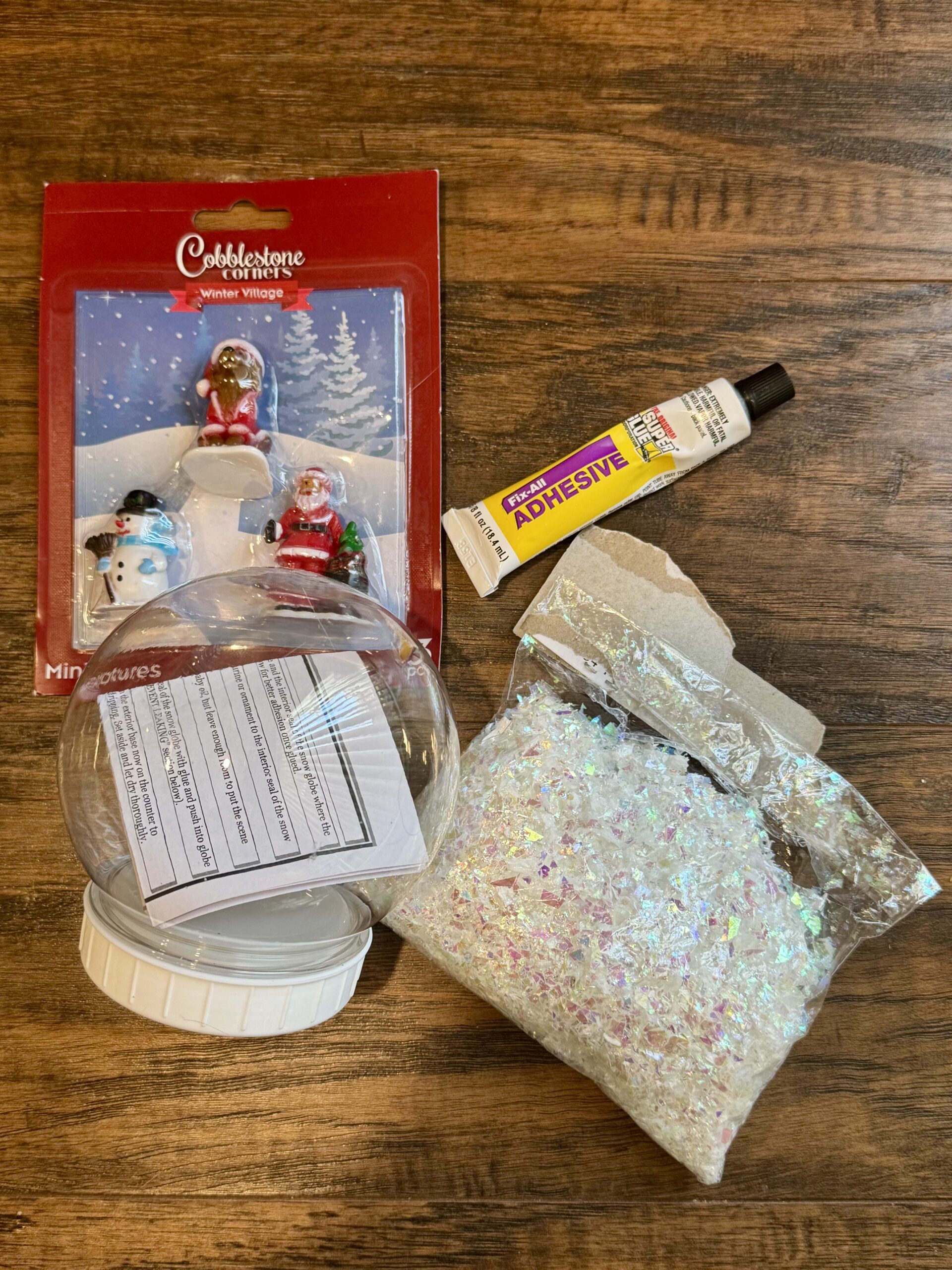DIY $2 Snow Globe (All Dollar Tree Items!) - Budget Savvy Diva